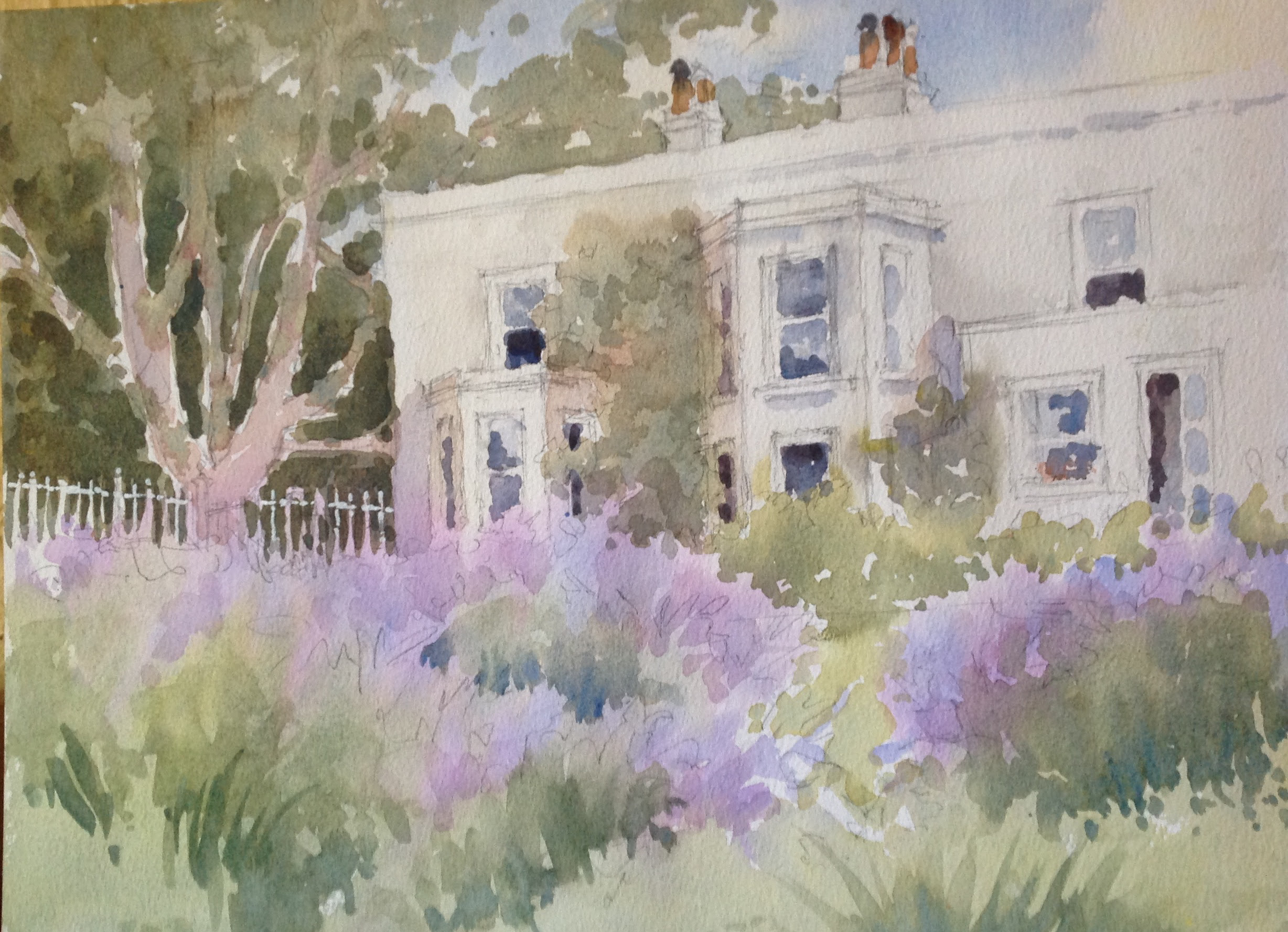 Airfield Watercolor – Janet's Thread 2
