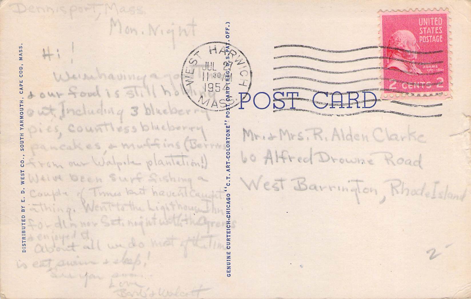 A Postcard From Cape Cod – Janet's Thread 2